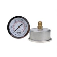 China PFH-25 63mm Radial Vibration-Resistant All-Steel Pressure Gauge, Accuracy ±1.5% for sale