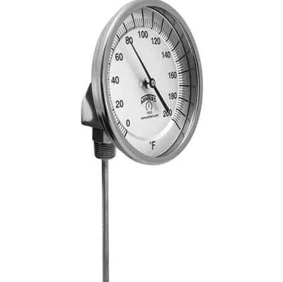 China WINTERS TBM-30-T-A-L-2-0030-2B-B28-SU Radial Bimetal Thermometer IP65 for sale