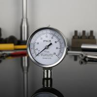 China PFH-25 63mm Radial Vibration-Resistant All-Steel Pressure Gauge, Accuracy ±1.5% for sale