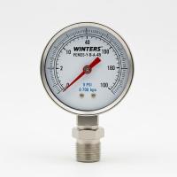 China WINTERS PEM25-Y-B-A-4B Standard Pressure Gauge 63mm Shaft Diameter for sale
