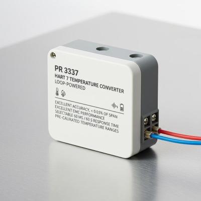 China HART 7 PR 3337 Temperature Converter Loop-Powered is loop-powered HART 7 transmitter. Converts RTD/TC signals to 4-20 mA output. High accuracy. for sale