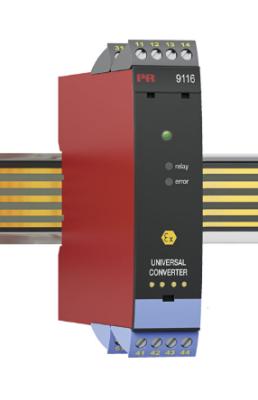 China DIN Rail Mount Intrinsic Safety Barrier PR 9116B Universal Converter With Galvanic Isolation for sale