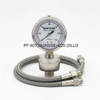 China WINTERS Diaphragm Pressure Gauge  PFP-60TSA2NSE+D20-20LLD for sale