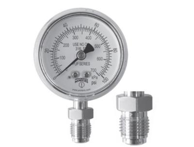 China WINTERS PUP Series High-Purity Pressure Gauge with ±0.25% Accuracy, Stainless Steel 316 Construction, and IP65 Protection for sale
