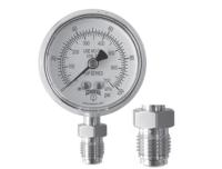 China WINTERS PUP-20 Series High-Purity Pressure Gauge with ±0.25% Accuracy, Stainless Steel 316 Construction, and IP65 Protection for sale