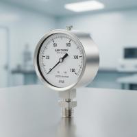 China WINTERS PUP Series High-Purity Pressure Gauge with ±0.25% Accuracy, Stainless Steel 316 Construction, and IP65 Protection for sale