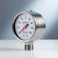 China WINTERS PUP-15 Series High-Purity Pressure Gauge with ±0.25% Accuracy, Stainless Steel 316 Construction, and IP65 Protection for sale