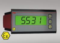 China 4 Digit 1/8 DIN Loop Powered LCD Indicator PR 5531B Easy Push Button Configuration for sale