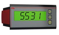 China 4 Digit 1/8 DIN Loop Powered LCD Indicator PR 5531B Easy Push Button Configuration for sale