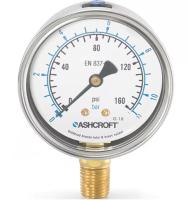 China Safety Process Hydraulic Pressure Gauge Corrosion Resistant 4.5 Inch Dial ASME Standard  Ashcroft 1379 for sale