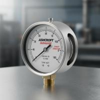 China Ashcroft 1377 Duragauge ASME Standard 4.5 Inch Dial Safety Structure Process Pressure Gauge for sale