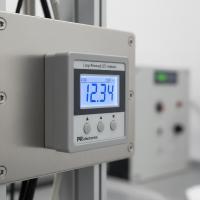 China 4 Digit 1/8 DIN Loop Powered LCD Indicator PR 5531B Easy Push Button Configuration for sale