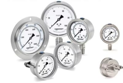China Ashcroft  The T5400 all stainless steel pressure gauge complies with GB/T1226 and EN837-1 standards and is suitable for monitoring and controlling processes and equipment. T5400 offers a dial with a for sale