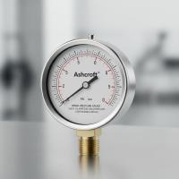 China Ashcroft 8008A Pressure Gauge EN837-1 ASME B40.100 Standards Long Term Performance for sale