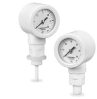 China Ashcroft  The HPT Teflon 63mm ultra-high purity pressure gauge provides excellent performance and reliability for ultra-high purity chemical delivery systems in the semiconductor and electronic manu for sale
