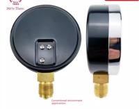 China WINTERS PSQ-40 3A Approved Sanitary Pressure Gauge with 63mm Radial and Stainless Steel Construction for sale