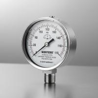 China WINTERS Stainless Steel Diaphragm Pressure Gauge with IP66 Protection and 5-Year Warranty for sale