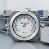 China WINTERS PFD Resistance-free Magnetic Movement Wind Pressure Differential Gauge with IP67 Enclosure and Factory Calibration for sale