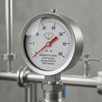 China WINTERS P1S-100-60 Pressure Gauge with ±0.25% Accuracy Stainless Steel 316 and IP65 Protection for Industrial Applications for sale