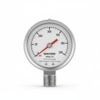 China WINTERS PAM-10 Stainless Steel Ammonia Gauge with IP65 Protection and ±0.25% Accuracy for Industrial Pressure Measurement for sale