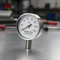 China WINTERS TBM-30 IP65 Protected 304 Stainless Steel Bimetal Thermometer with Dual-Scale Display for sale