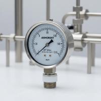 China Ashcroft  The HPT Teflon 63mm ultra-high purity pressure gauge provides excellent performance and reliability for ultra-high purity chemical delivery systems in the semiconductor and electronic manu for sale