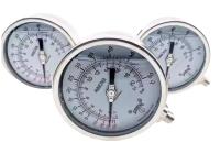 China WINTERS PCC-40 Industrial Pressure Gauge with 304SS Housing 1.6 Accuracy and IP65 Protection for sale