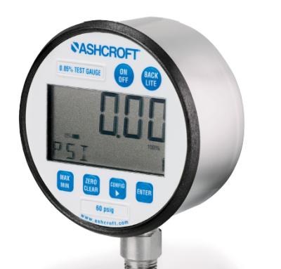 China Ashcroft 2089 Digital Pressure Gauge with ±0.25% Accuracy Weatherproof IP65 Enclosure and 5-Digit LCD Display for sale