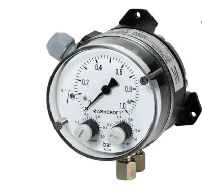 China Ashcroft F5511 Stainless Steel Differential Pressure Gauge with IP65/IP67 Protection and ±0.25% Accuracy for Industrial Process Control for sale