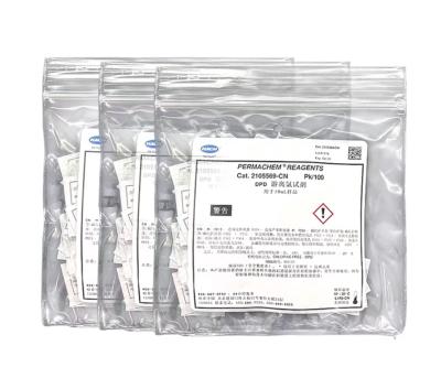 China HACH 2105569-CN USEPA Approved Free Chlorine Reagent with DPD Method 8021 in Powder Pillows for Water Quality Testing for sale