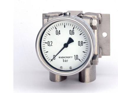 China Ashcroft F5503 Differential Pressure Meter Gauge IP65 IP67 Stainless Steel Construction for sale