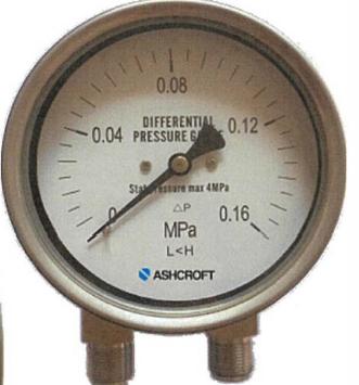 China Ashcroft F5401 Differential Pressure Gauge Used To Measure The Difference Between Two Pressure Sources for sale