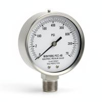 China WINTERS PCC-40 Industrial Pressure Gauge with 304SS Housing 1.6 Accuracy and IP65 Protection for sale