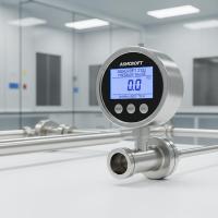 China Multifunctional Digital Hygiene Pressure Gauge Weatherproof IP65 Ashcroft 2132 Series for sale