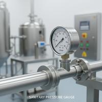 China The unique design of Ashcroft 1036 sanitary pressure gauge can meet the demanding requirements of the sanitary industry and is installed in conjunction with 1037 accessories for sale