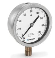 China Ashcroft P5400 all stainless steel diaphragm pressure gauge, using a non liquid filled pressure transmission system for sale