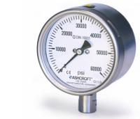 China T6500W High Accuracy Pressure Gauge DIN 16001 With Sturdy Front Baffle Safety Structure for sale