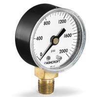 China Ashcroft 1005 Spring Tube Pressure Gauge Offering A Variety Of Housing Materials Connection Positions And Range for sale