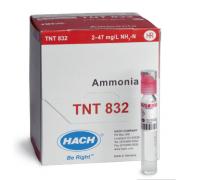 China HACH Ammonia TNTplus Water Test Vial HR 2-47 mg/L NH₃-N 25 Tests TNT 832 for sale