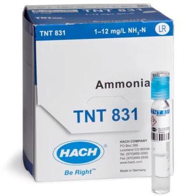 China HACH Total Phosphorus TNT Reagent TNT831 with Pre-dosed Reagent Vials and Integrated Barcode Technology for Truecal Lot-Specific Calibration for sale