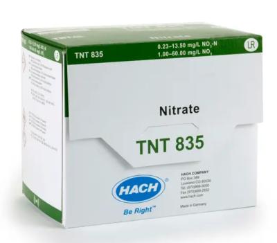 China HACH Total Phosphorus TNT Reagent TNT 835 with TNTplus Vial Chemistry Technology Truecal Batch-Specific Calibration and Barcode Technology for Water Quality Analysis for sale