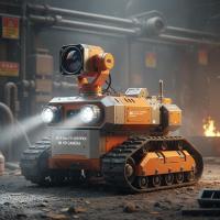 China ATEX Zone 1/21 Certified IP66 Explosion Proof Tracked Inspection Robot With 4K HD Camera for sale