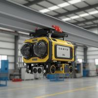 China Compact Explosion Proof Track Hanging Inspection Robot Ex Db IIB T4 Gb Rating IP66 Protection for sale