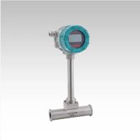 China NEW-CONSENS LUGB Sanitary Vortex Flowmeter SS316L Food Grade Vortex Flow Transmitter For Gas Liquid Steam for sale
