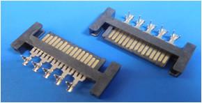 China SATA 15 Pin Crimp Type Connector 1.27mm Pitch 1.5A 40VAC for sale