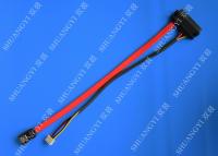 China SATA 22 Pin to 7 Pin 4 Pin Power Cable 1FT Data 6IN Power Adapter for 3.5 2.5 Hard Drive for sale