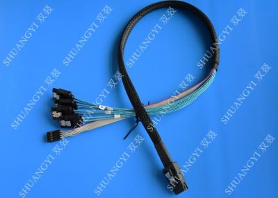 China 50cm SFF-8087 to 4x SATA - Internal Mini SAS to SATA Reverse Cable for sale