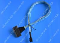 China SFF 8087 To SFF 8484 Internal SAS Cable Speed 10Gb Silver Plated Copper Conductor for sale