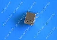 China DIP Foot 4 Pin AF Type Double USB Charging Connector Female For PCB for sale