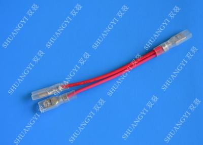 China Y Spade Customized 250 Type Terminal Connector Electric Cable Assembly 18AWG 600V for sale